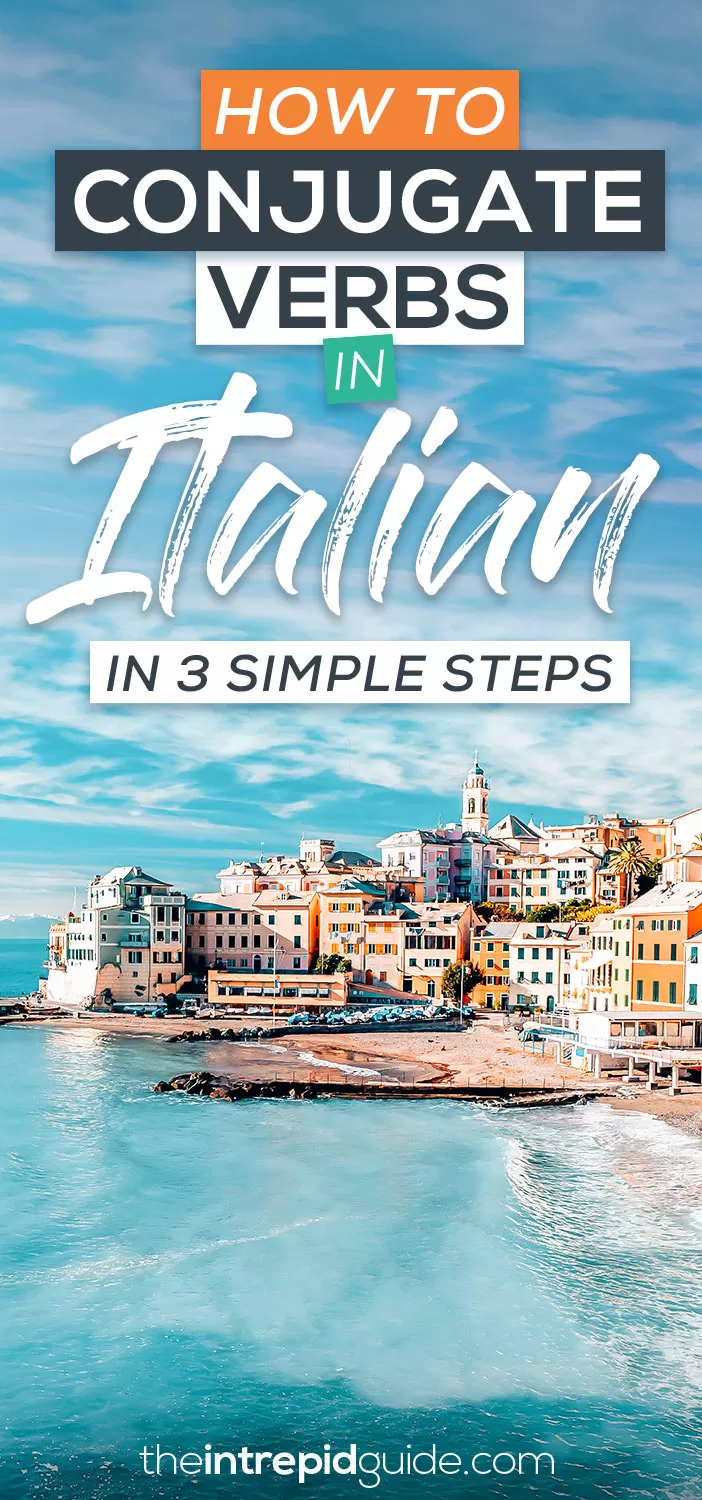How to Conjugate Italian Verbs in 3 Simple Steps [Italian for Beginners ...