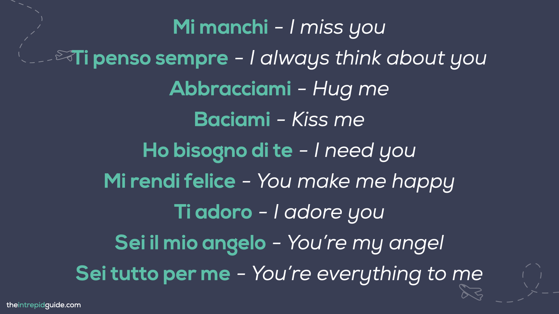6 Romantic Phrases to Say I LOVE YOU in Italian ️ PLUS FREE PDF Cheat ...