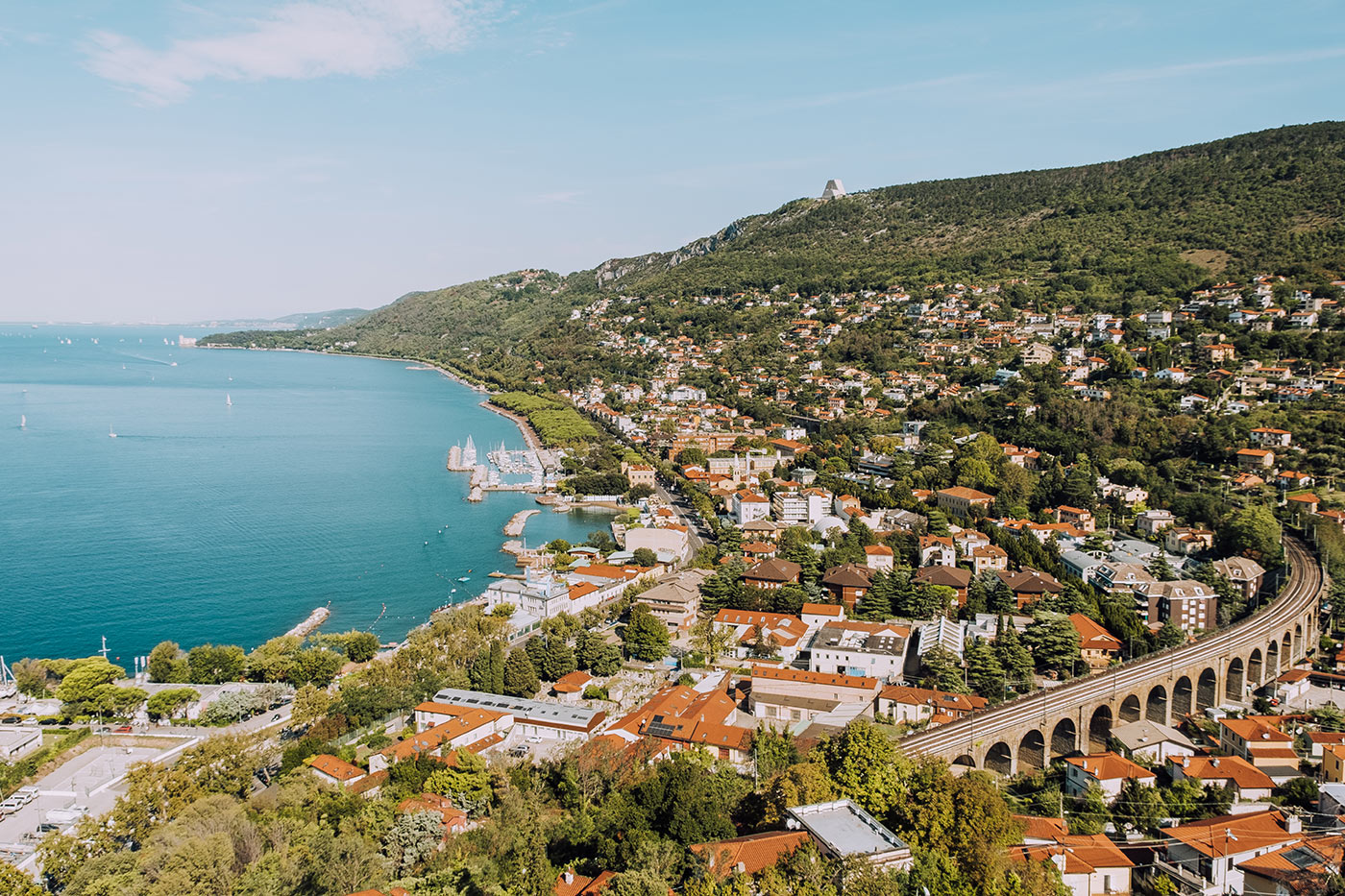 Tourist Map Trieste By Bus And Tram