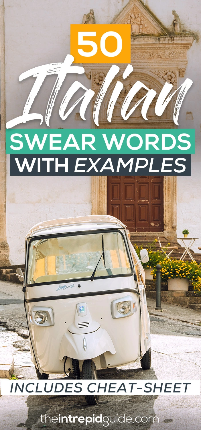 50 Commonly Used Italian Swear Words + 📚 FREE PDF Cheat-Sheet - The Intrepid Guide