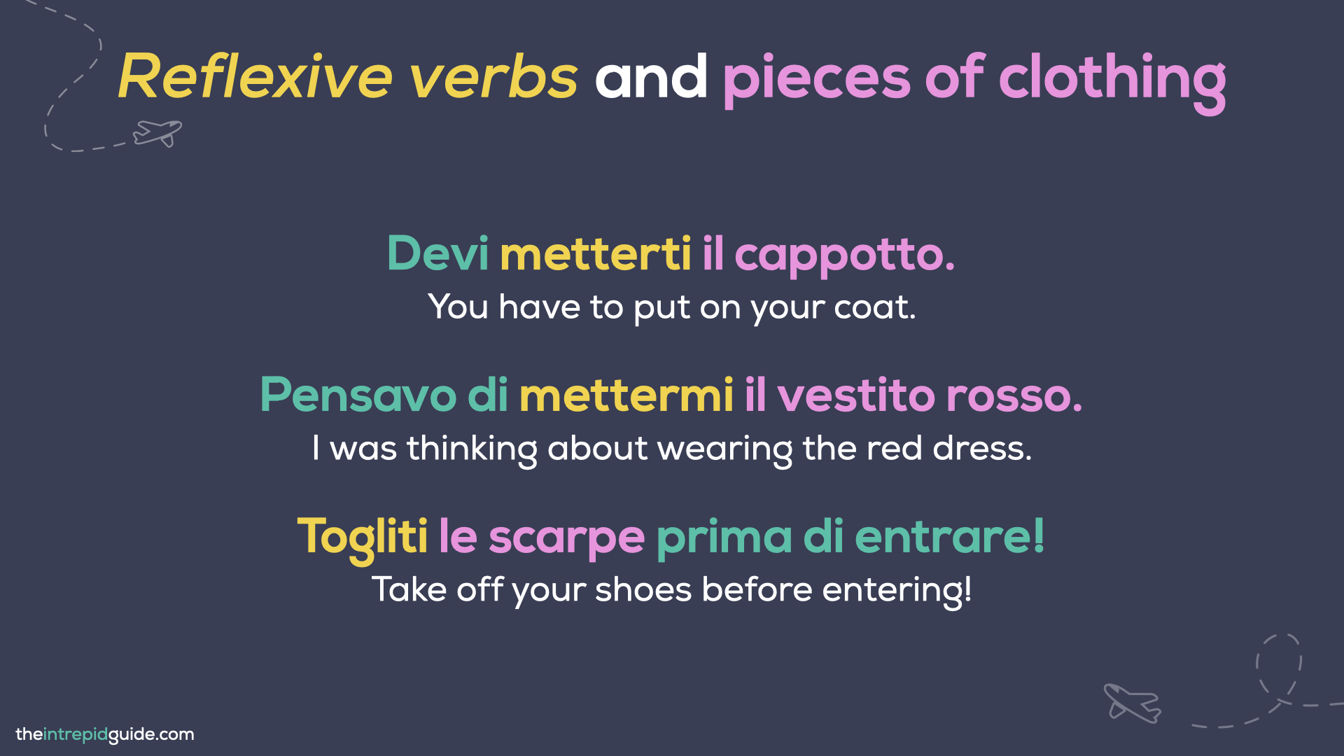 How to use Italian Reflexive Verbs: A Simple Guide + QUIZ & FREE PDF 📚 ...