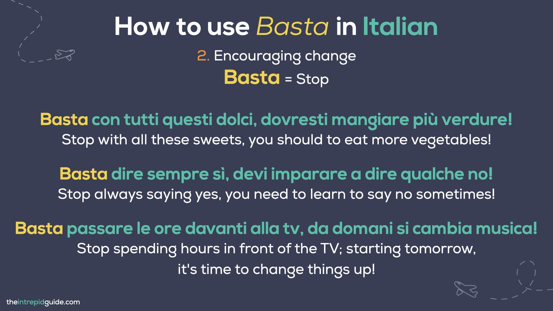 BASTA in Italian: What it Means and 7 Ways to Use it + PDF Cheat-Sheet ...