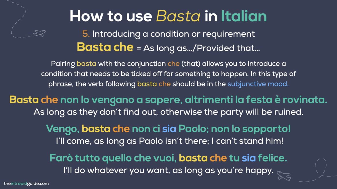 BASTA in Italian: What it Means and 7 Ways to Use it + PDF Cheat-Sheet ...
