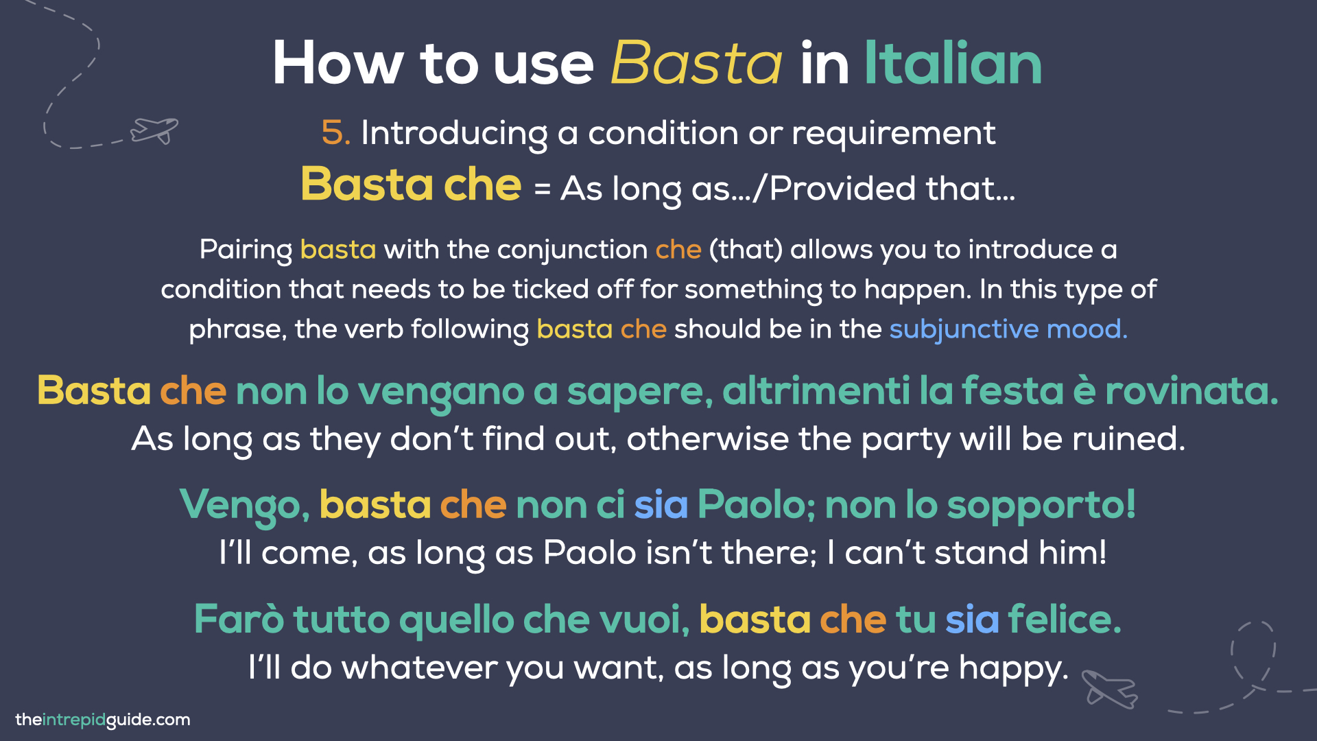 BASTA in Italian: What it Means and 7 Ways to Use it + PDF Cheat-Sheet ...