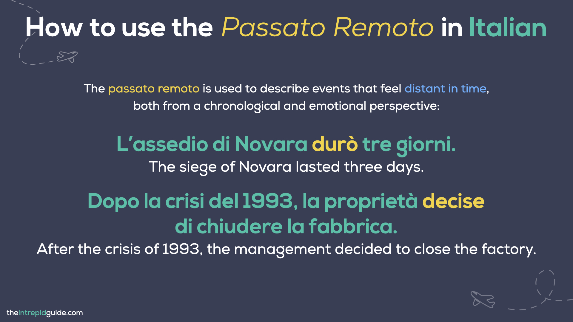 How to use the PASSATO REMOTO in Italian: The Ultimate Guide (PDF Cheat ...